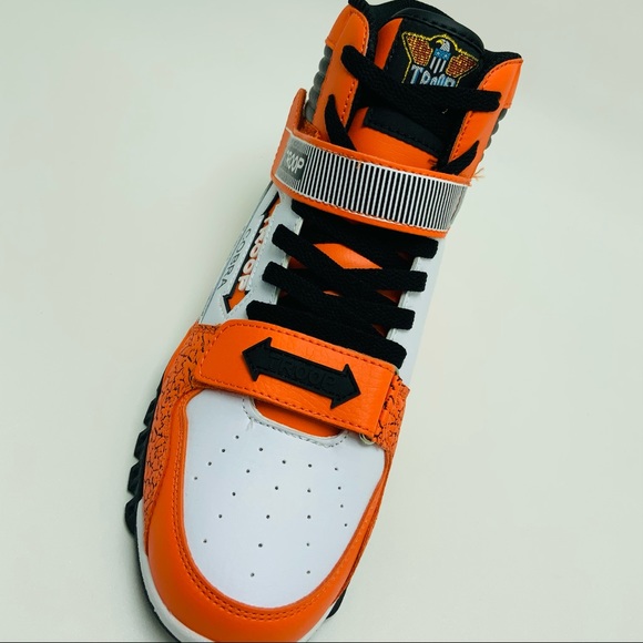 Troop | Shoes | Mens Troop Cobra Orange White Black Hightop Sneakers ...